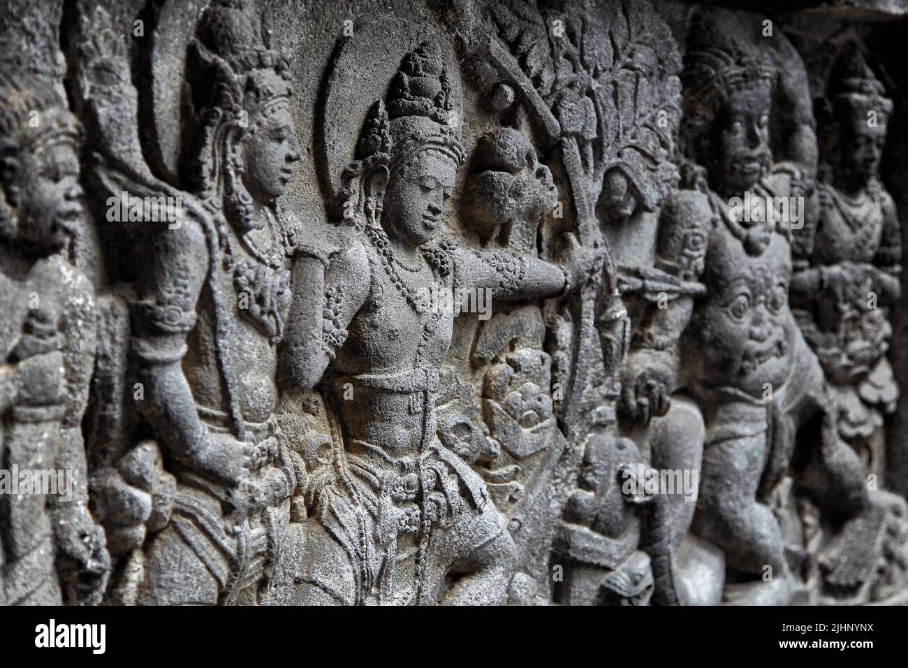 Relief at prambanan temple Banque de photographies et d’images à haute ...