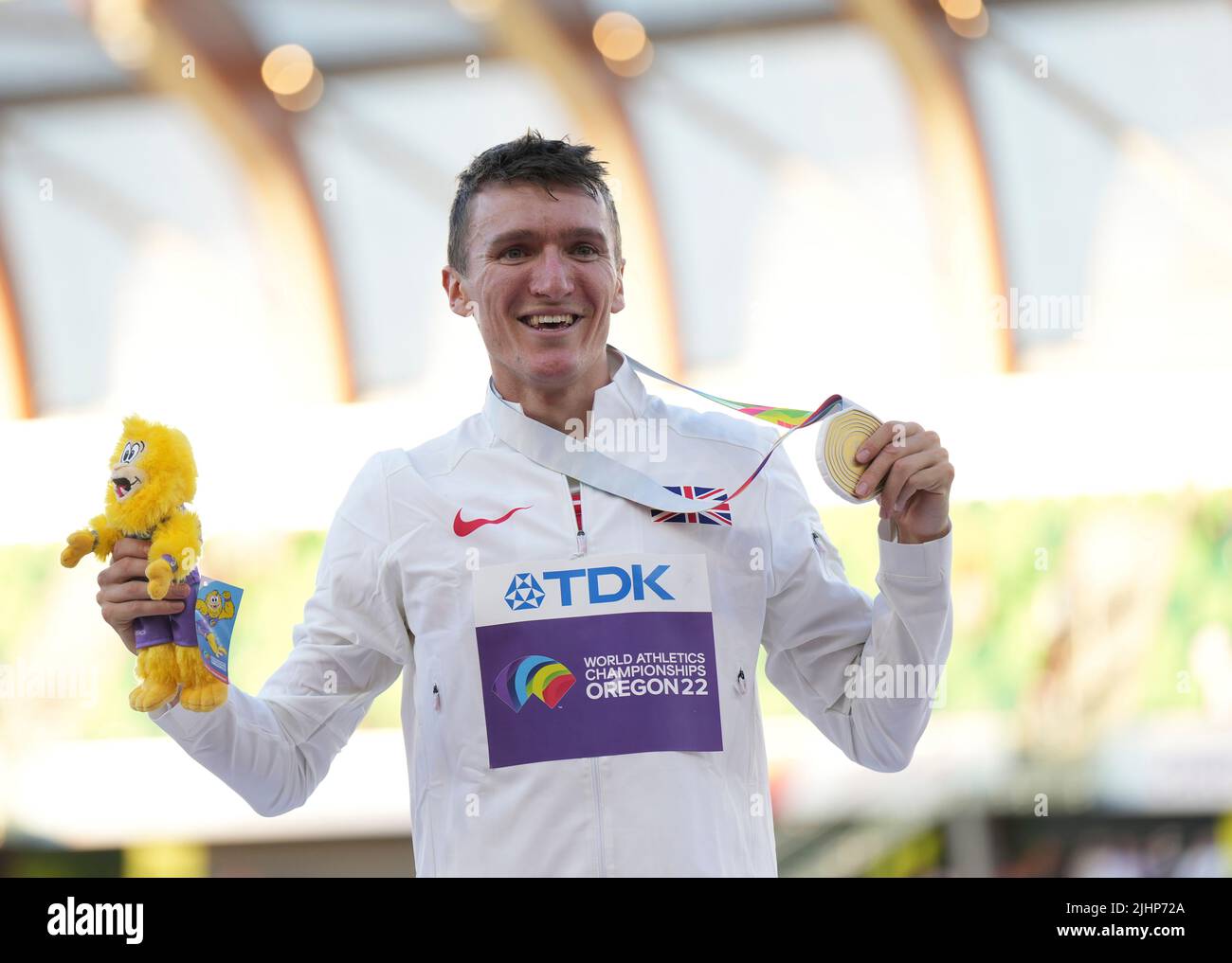 Eugene, États-Unis. 19th juillet 2022. Jake Wightman of Britain ...
