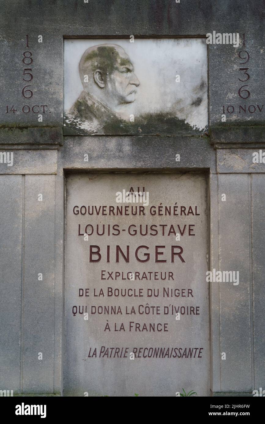 France, Ile de France, Paris 14th arrondissement, cimetière ...