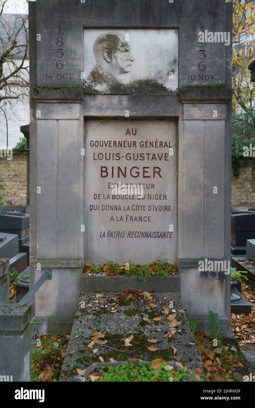 France, Ile de France, Paris 14th arrondissement, cimetière ...