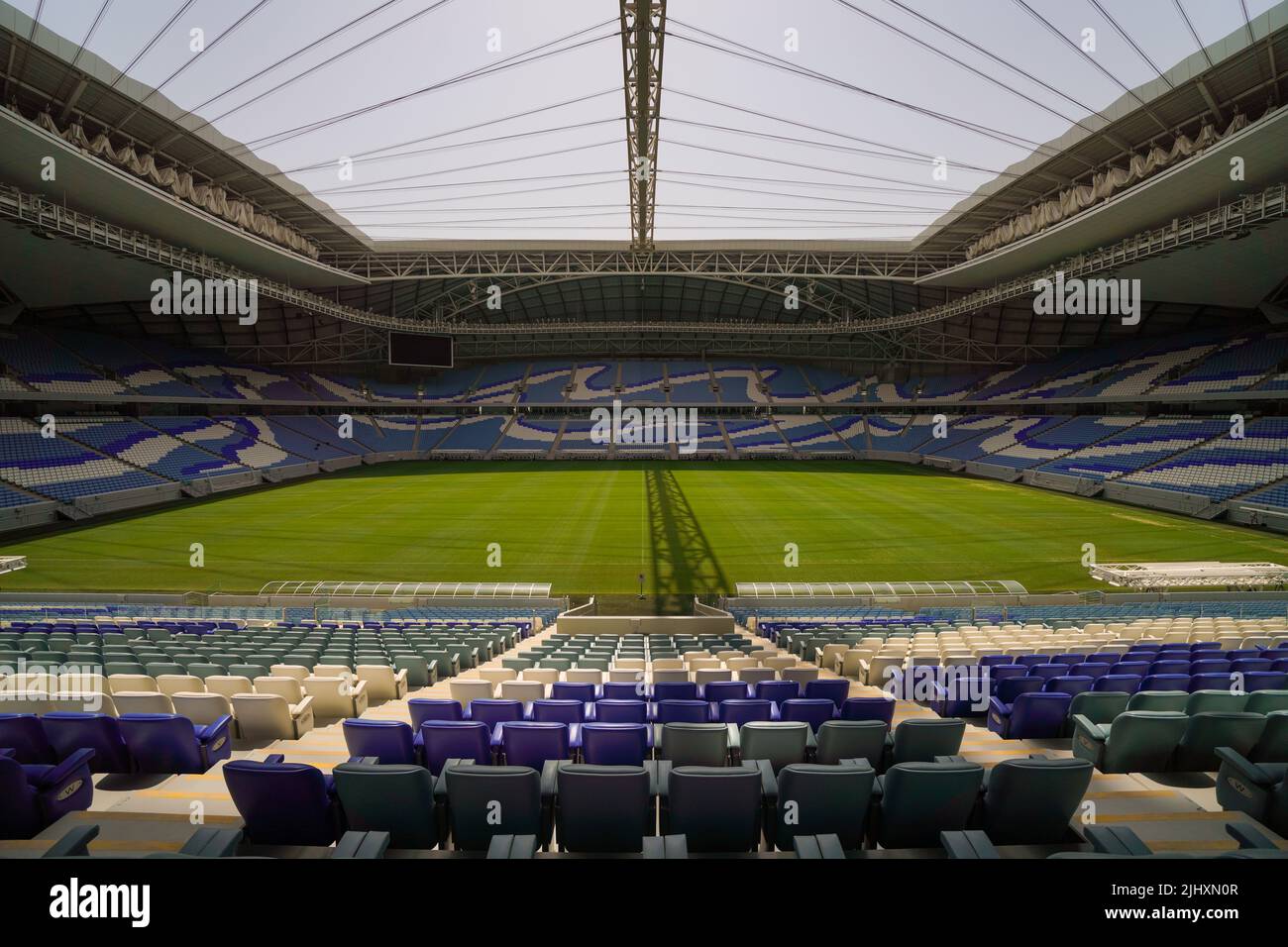 Stade Al Janoub à Wakrah, Qatar, l'un des 8 sites qui accueilleront les ...