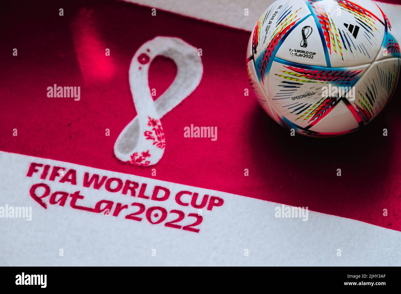 Adidas qatar coupe du monde fifa 2022 match officiel al rihla Banque de ...