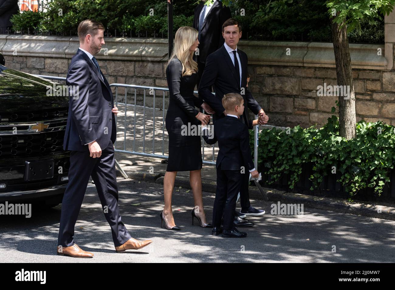 New York, NY - 20 juillet 2022 : Eric Trump, Ivanka Trump, Jared ...