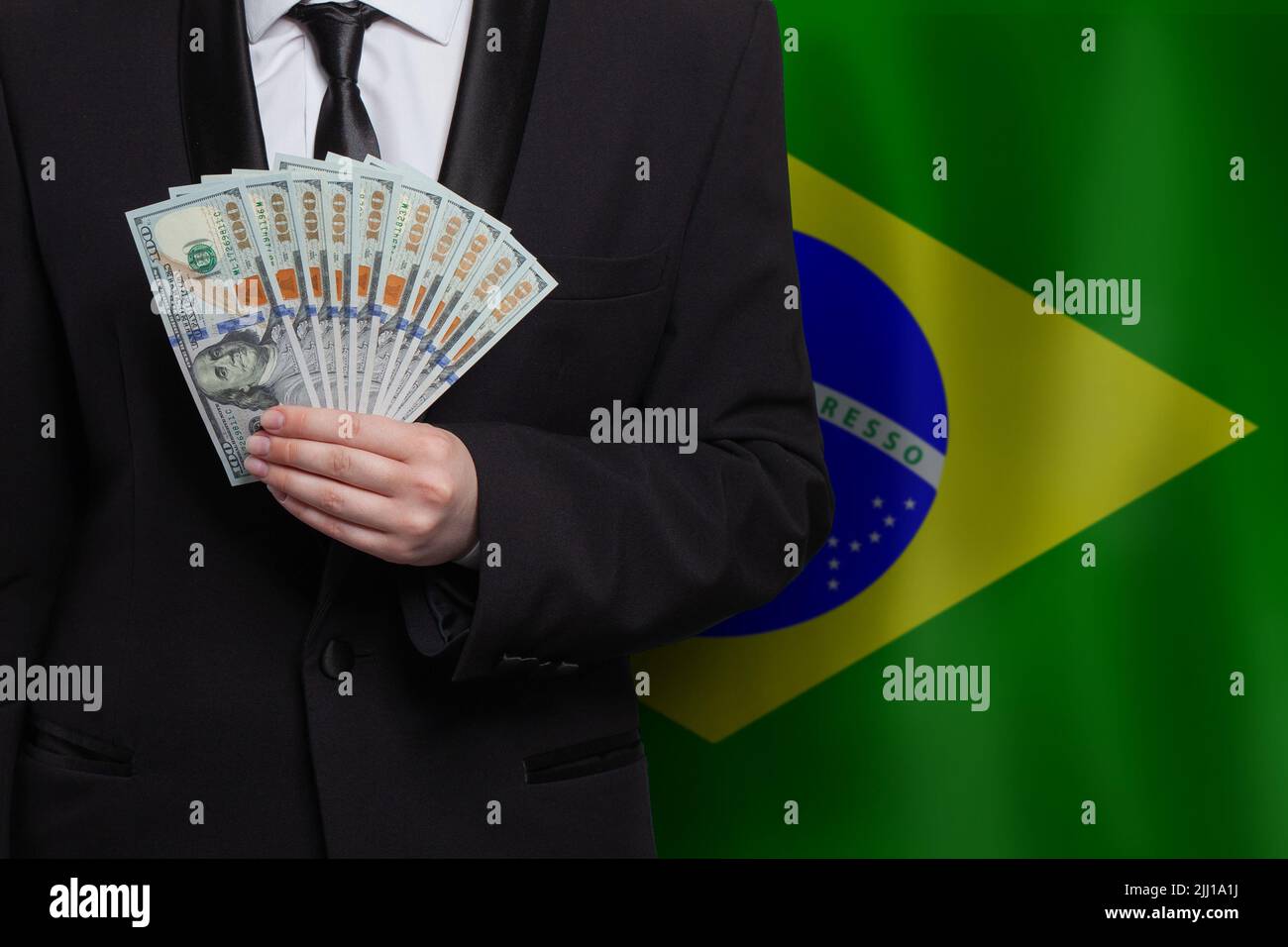 Brazilian currency 100 banco central Banque de photographies et d ...