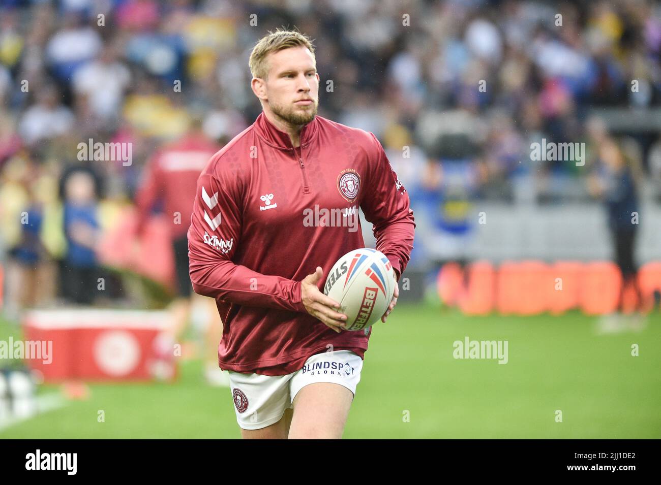 Leeds, Angleterre - 21st juillet 2022 - Mike Cooper de Wigan Warriors ...
