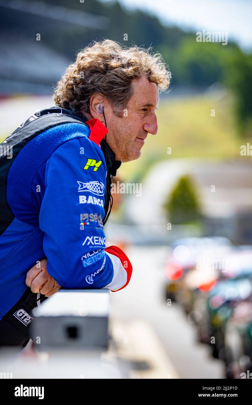 LEMAITRE Yves, course de Mirage, Alpine A110 GT4, portrait pendant la ...