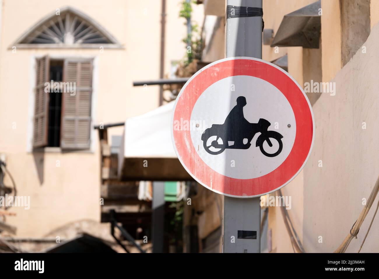 Moto interdite Banque de photographies et d’images à haute résolution ...