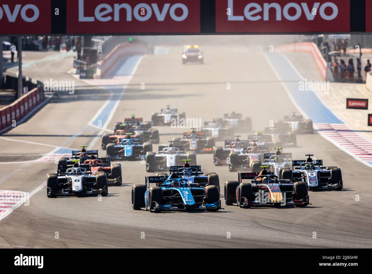Début de la course, 03 DOOHAN Jack (aus), Uni-Virtuosi Racing, Dallara ...