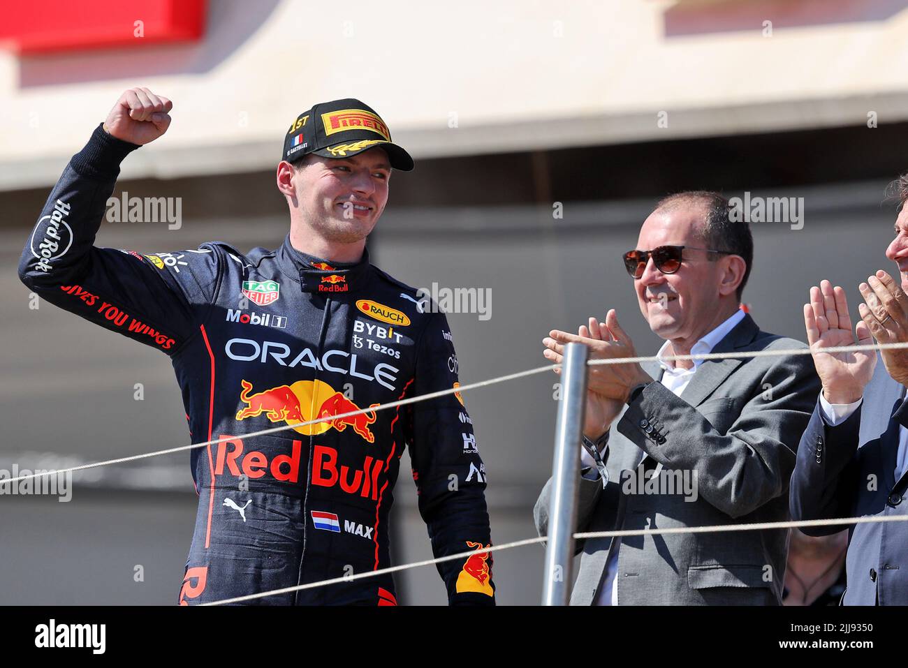 Le Castellet, France. 24th juillet 2022. Le vainqueur Max Verstappen ...