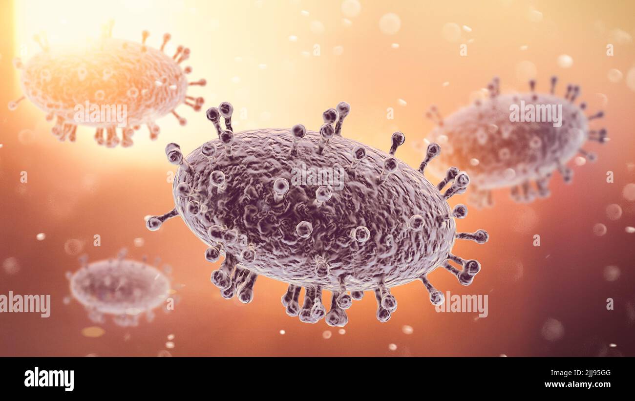 Infection par le virus de la variole Banque de photographies et d ...