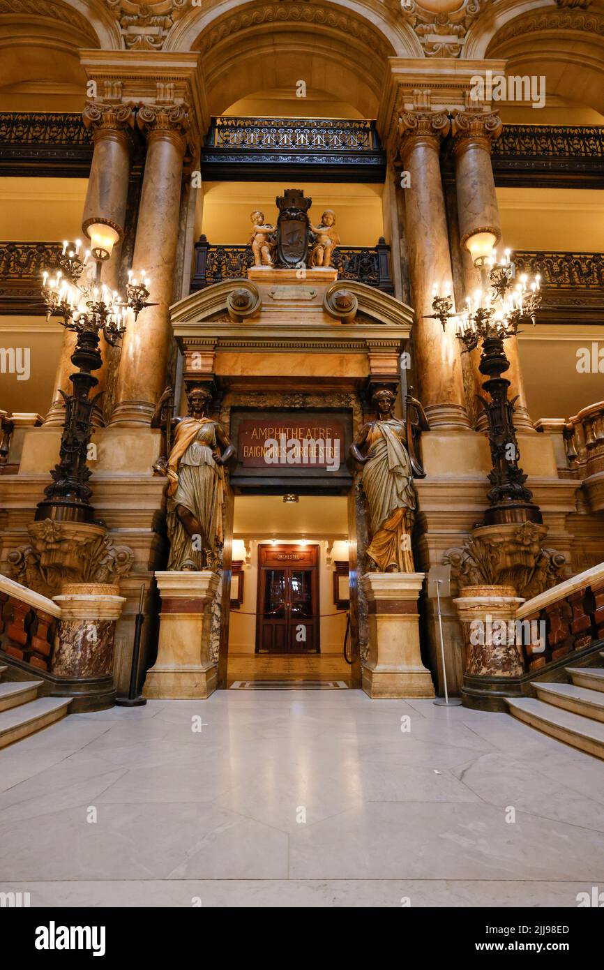 L'opéra garnier, paris Banque de photographies et d’images à haute ...