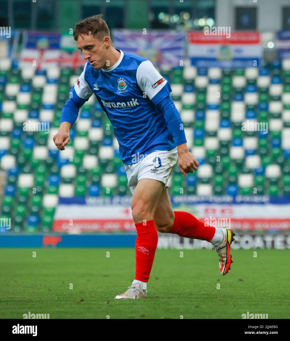 Joel cooper joueur de la ligue irlandaise Banque de photographies et d ...