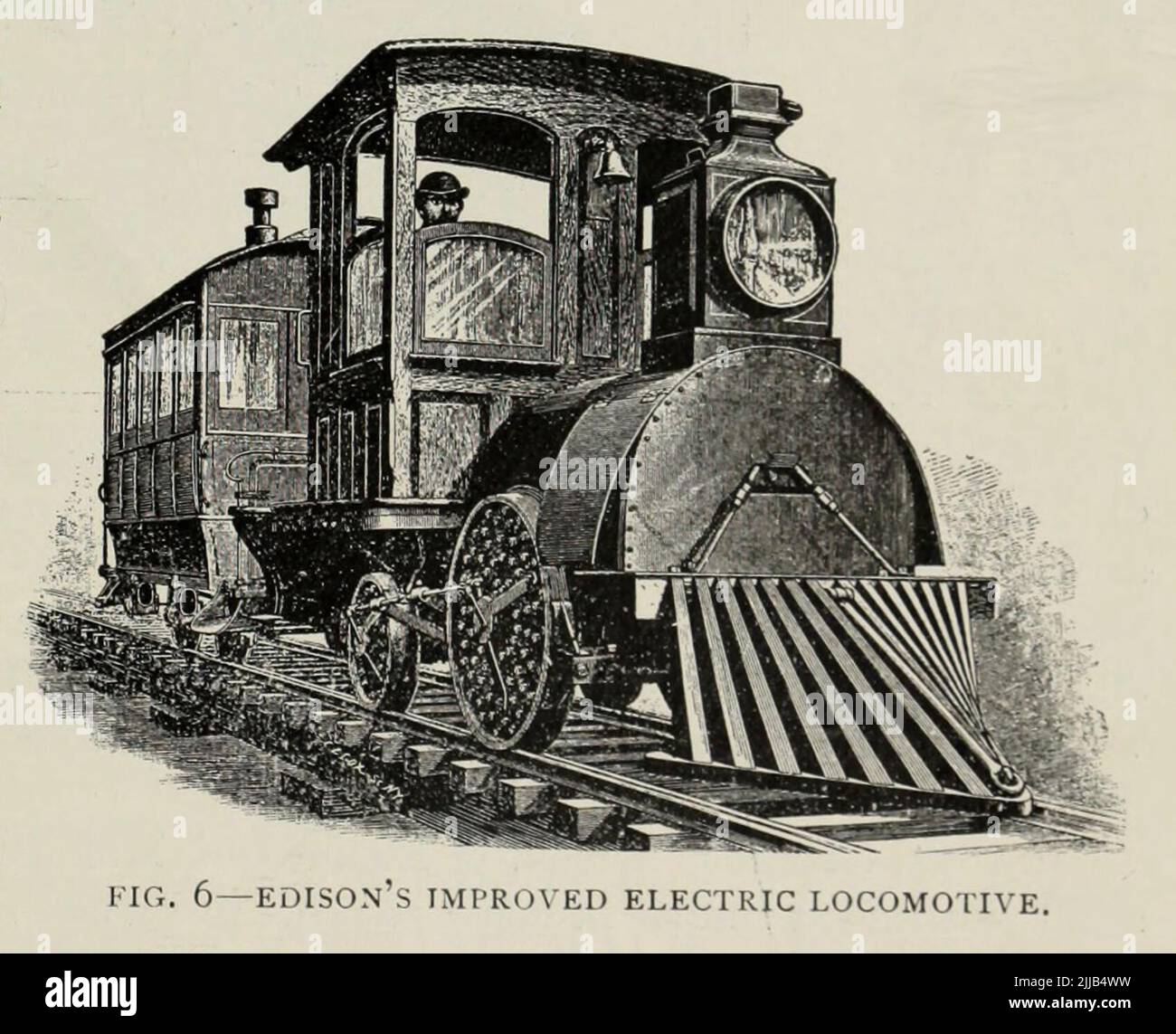 EDISON A amélioré LA LOCOMOTIVE ÉLECTRIQUE de l'article « DÉVELOPPEMENT DE LA LOCOMOTIVE ...