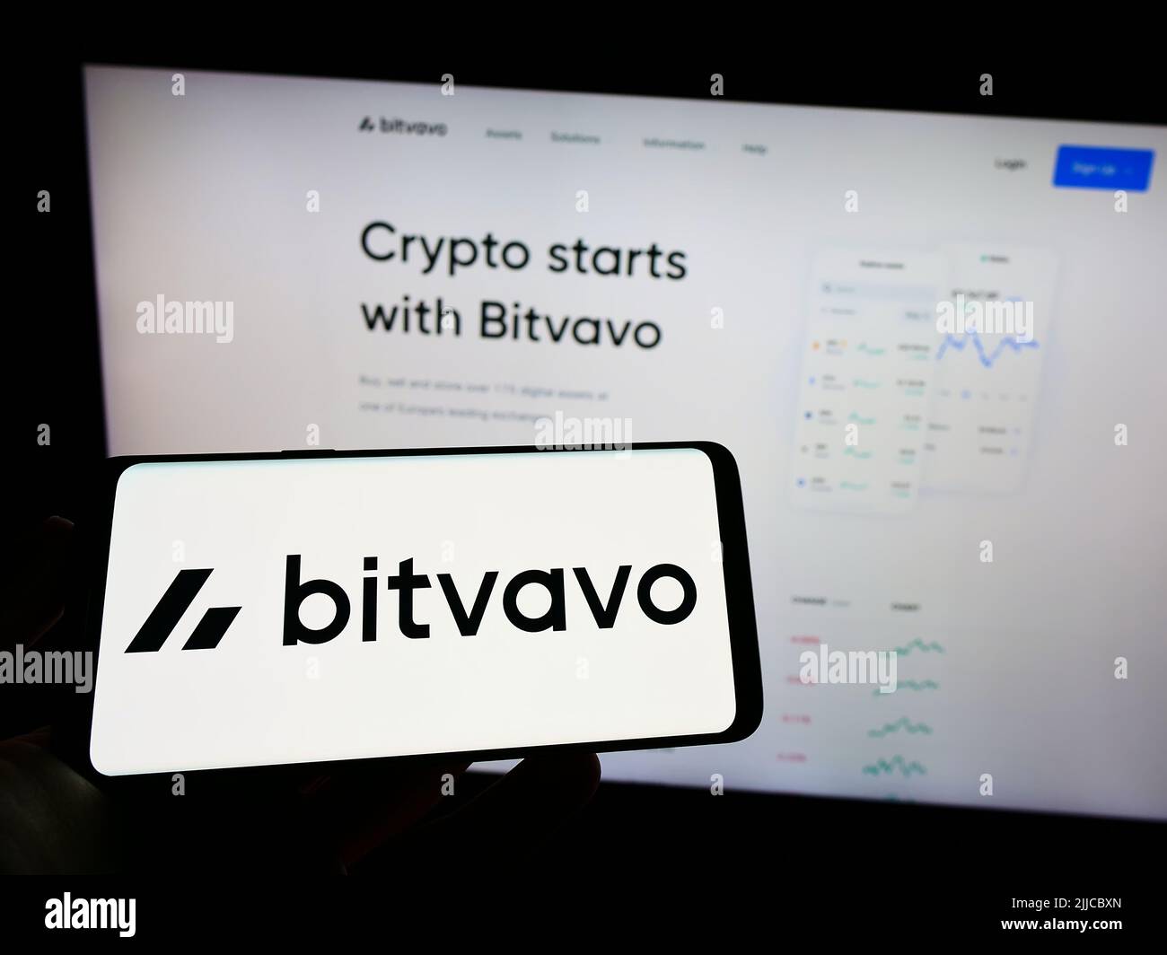 Logo bitvavo Banque de photographies et d’images à haute résolution - Alamy