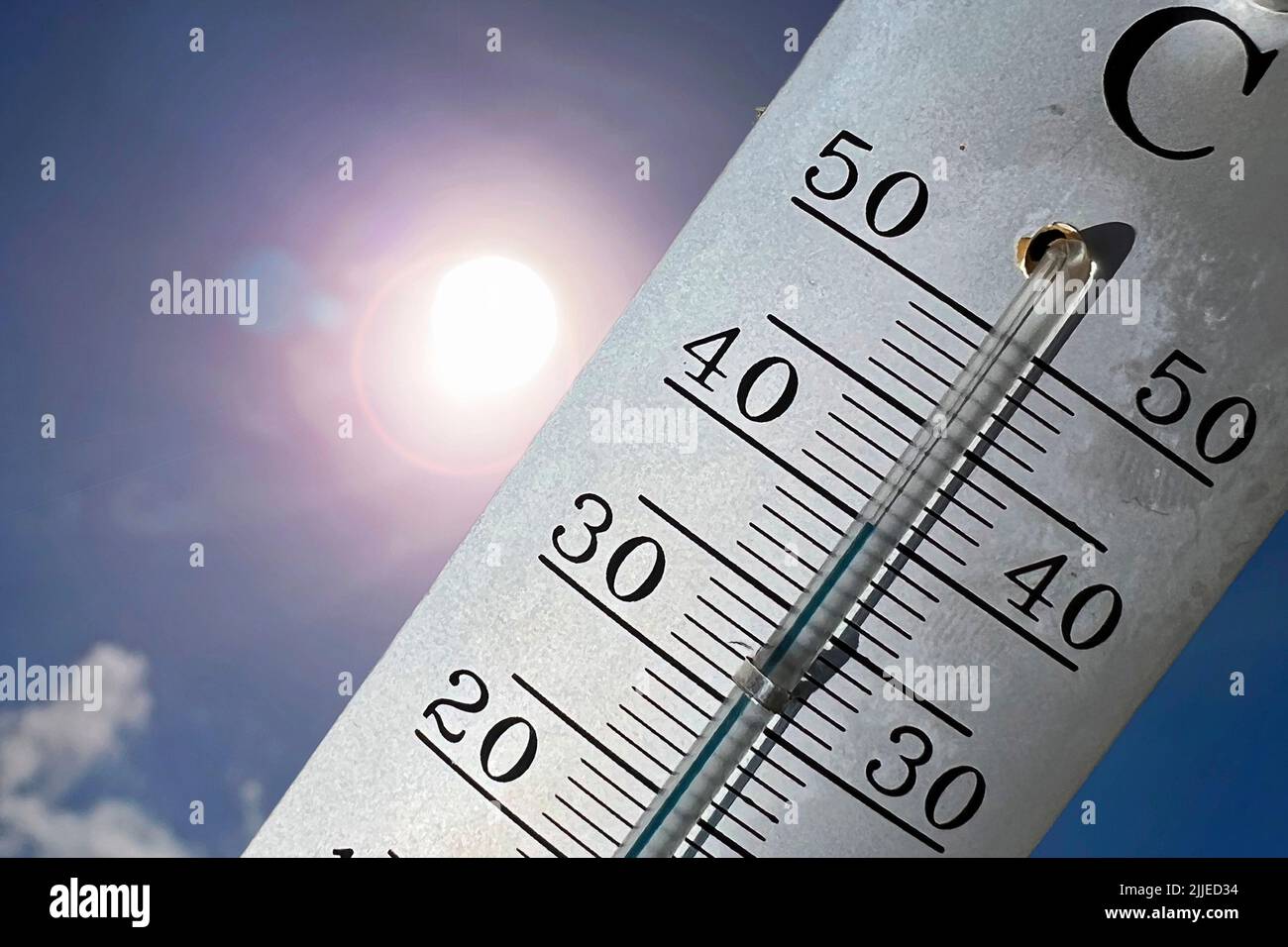 Munich, Allemagne. 24th juillet 2022. Sujet image changement climatique ... Munich, Allemagne. 24th juillet 2022. Sujet image changement climatique ...