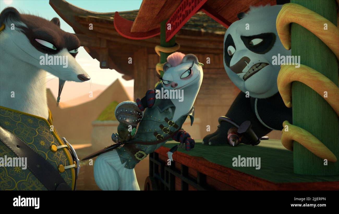 KUNG FU PANDA: THE DRAGON KNIGHT, from Left: Klaus Dumont (voix: Chris ...