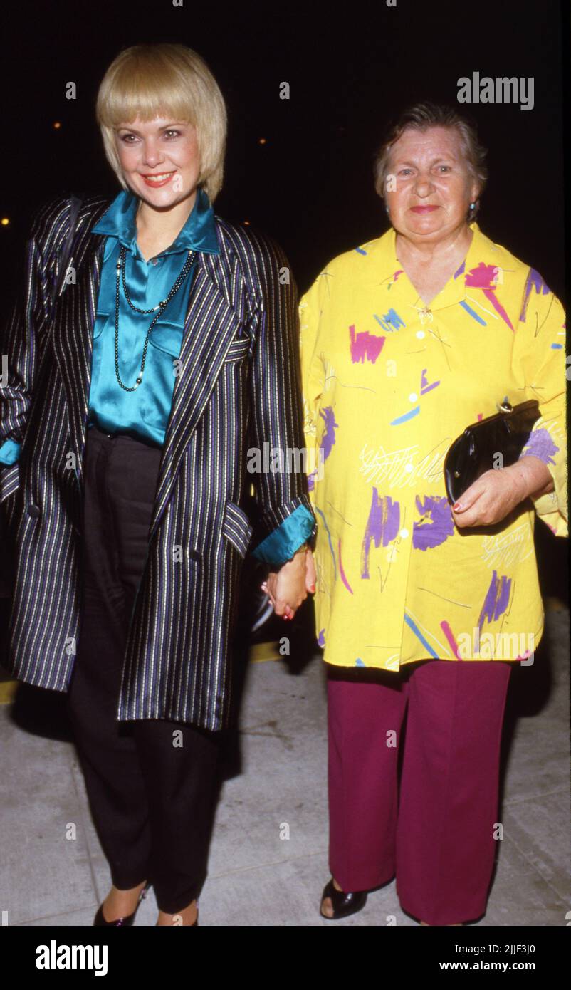 Ann Jillian et la mère Margaret Nauseda Circa des années 80 crédit ...