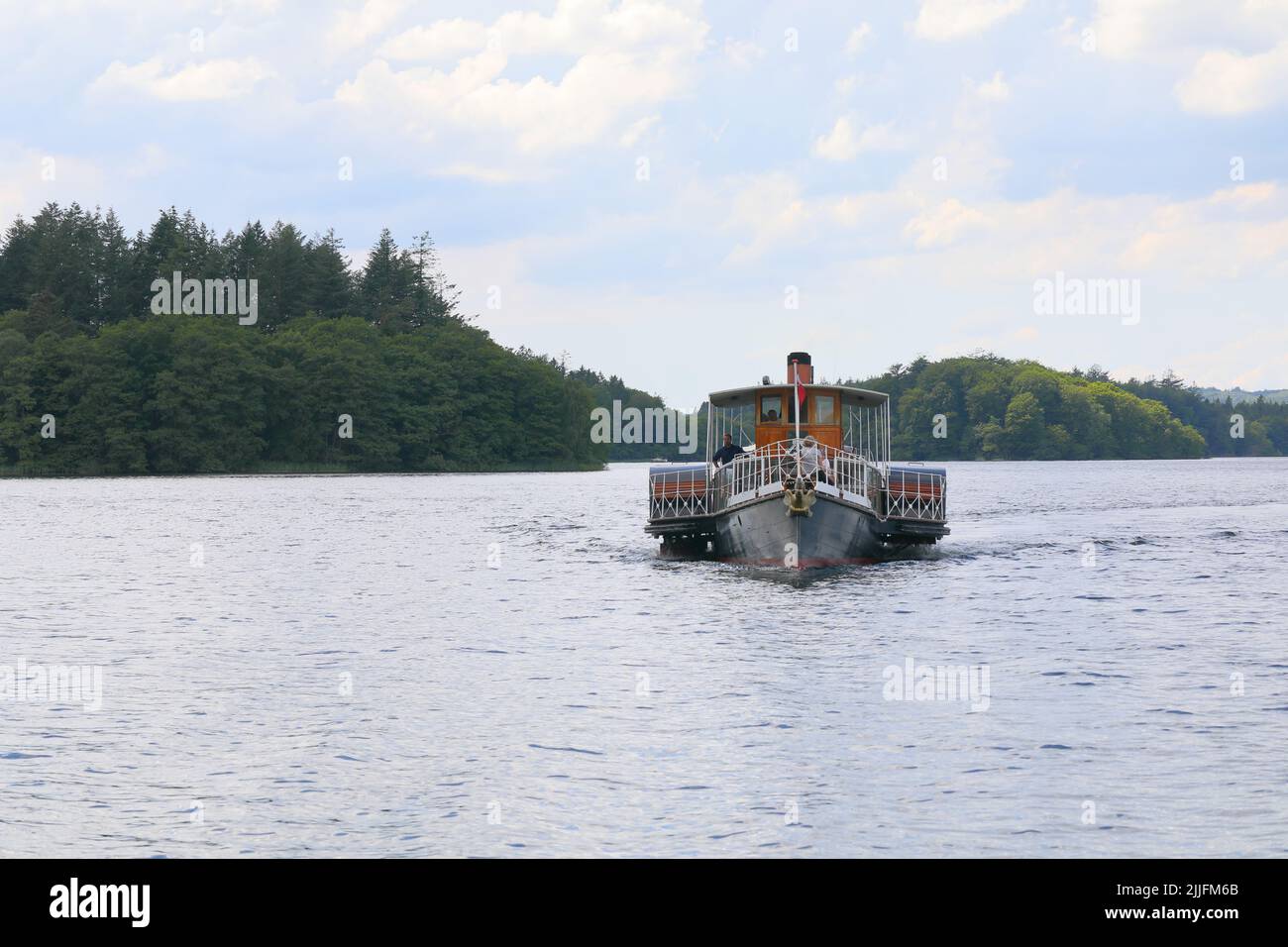Le bateau à aubes SS Hjejlen, l'un des plus anciens bateaux à aubes ...