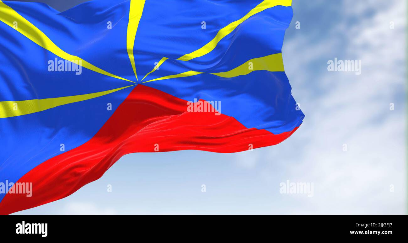 Drapeau reunion Banque de photographies et d’images à haute résolution ...