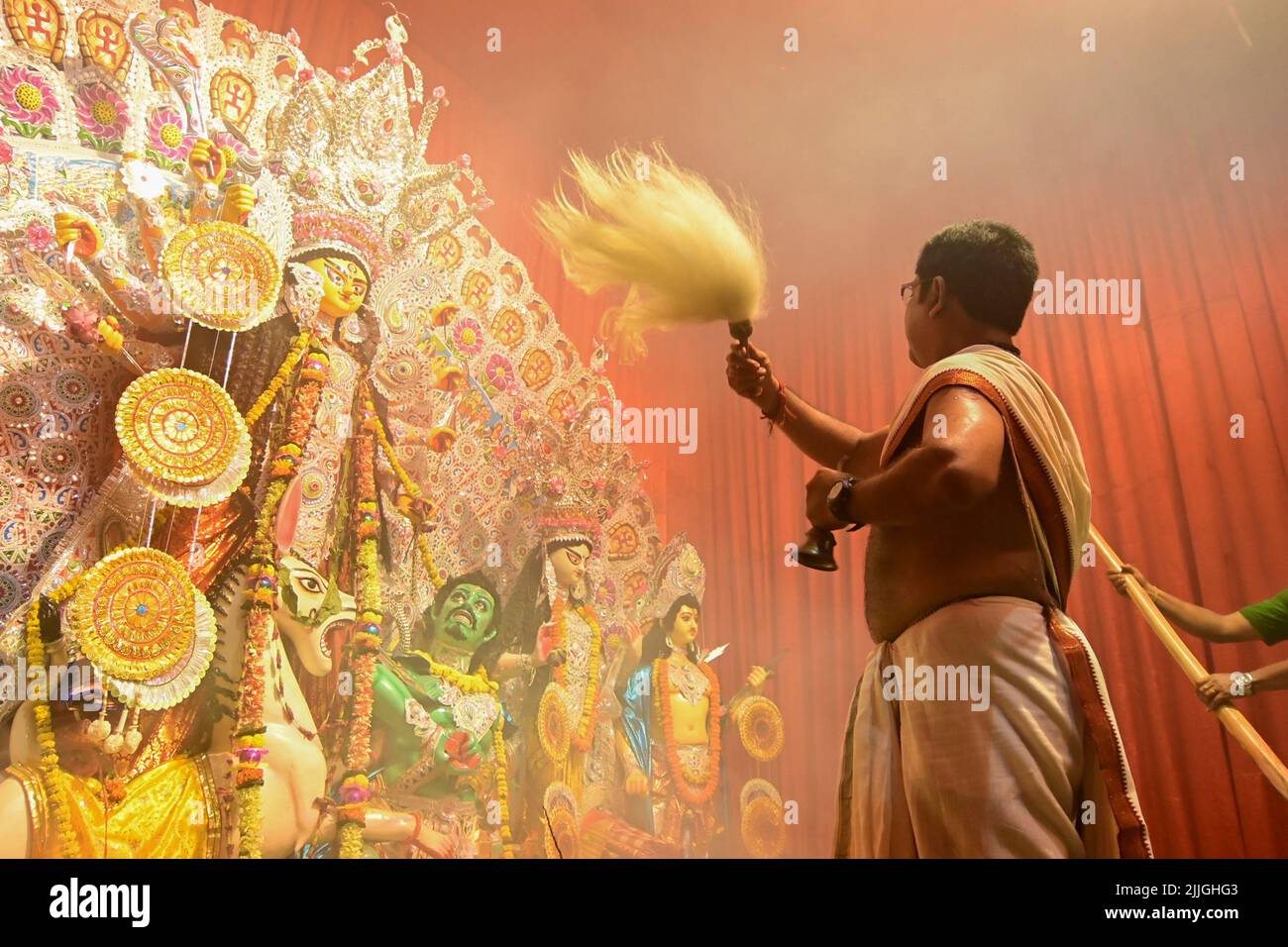 Ashtami puja Banque de photographies et d’images à haute résolution - Alamy