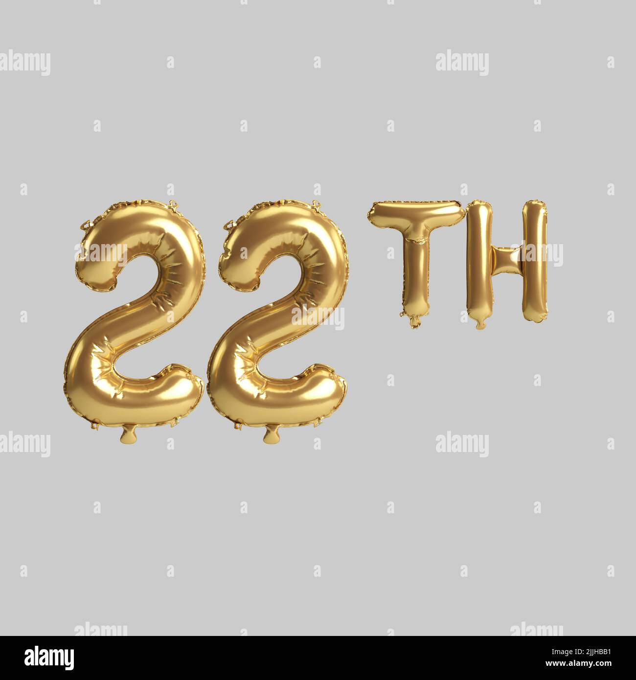 Happy birthday 22th birthday Banque de photographies et d’images à haute résolution - Alamy