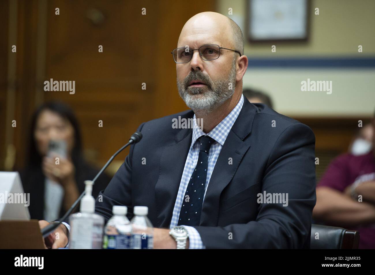 Washington, États-Unis. 27th juillet 2022. Ryan Busse, conseiller ...