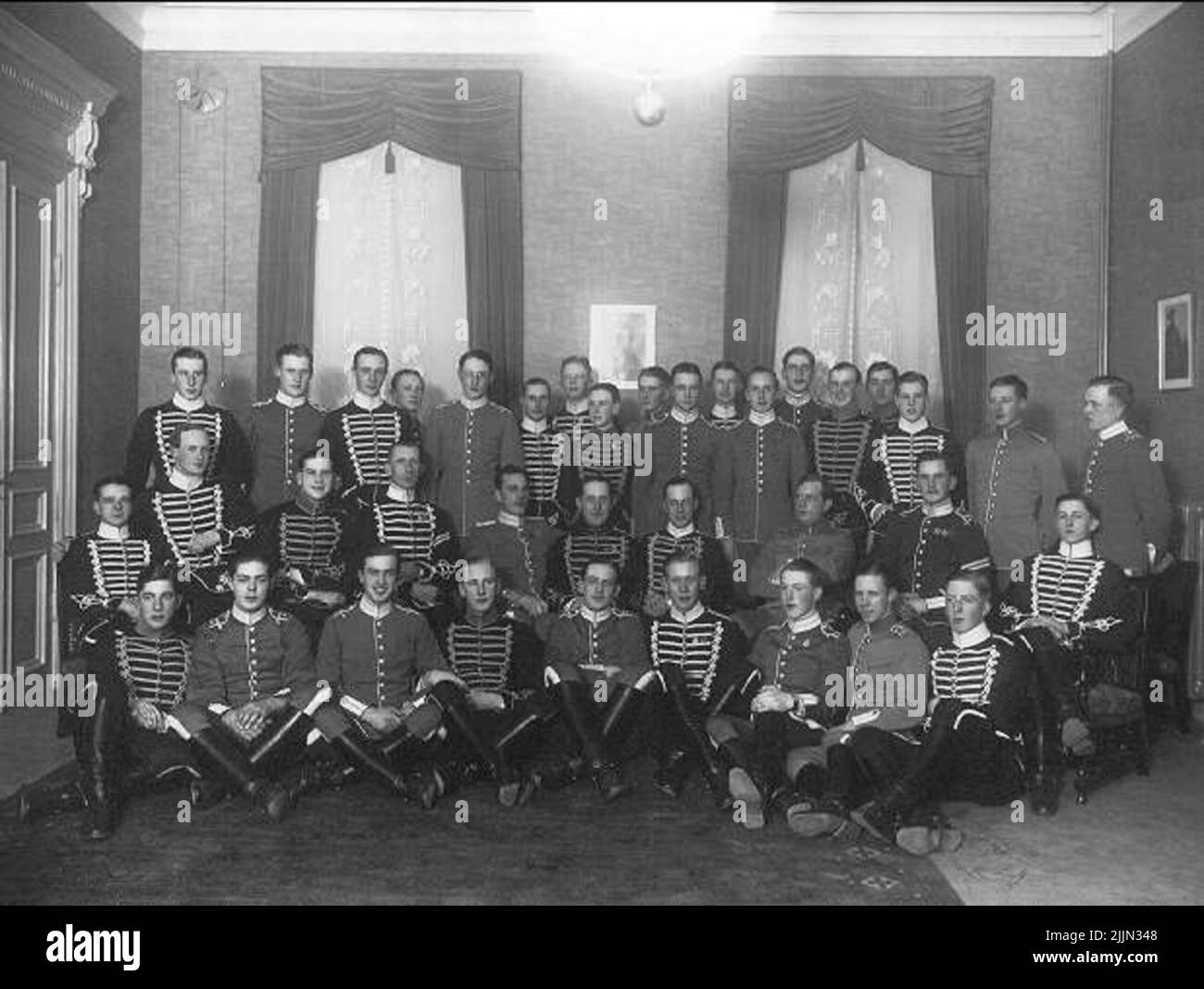 Officiers instructeurs Banque d'images noir et blanc - Alamy