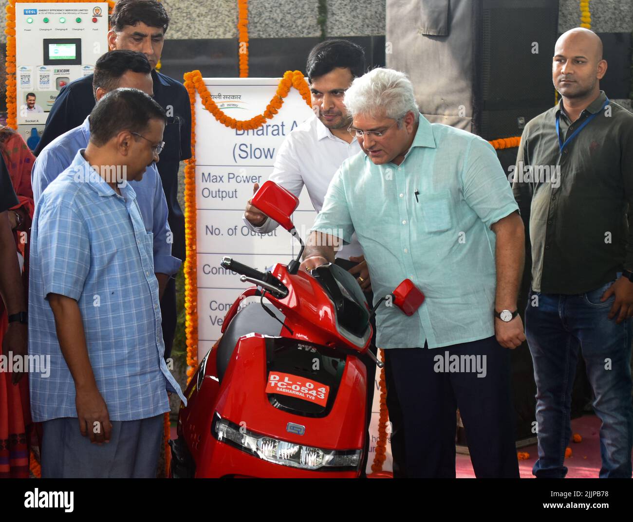 NEW DELHI, INDE - JUILLET 27 : le ministre en chef de Delhi, Arvind ...