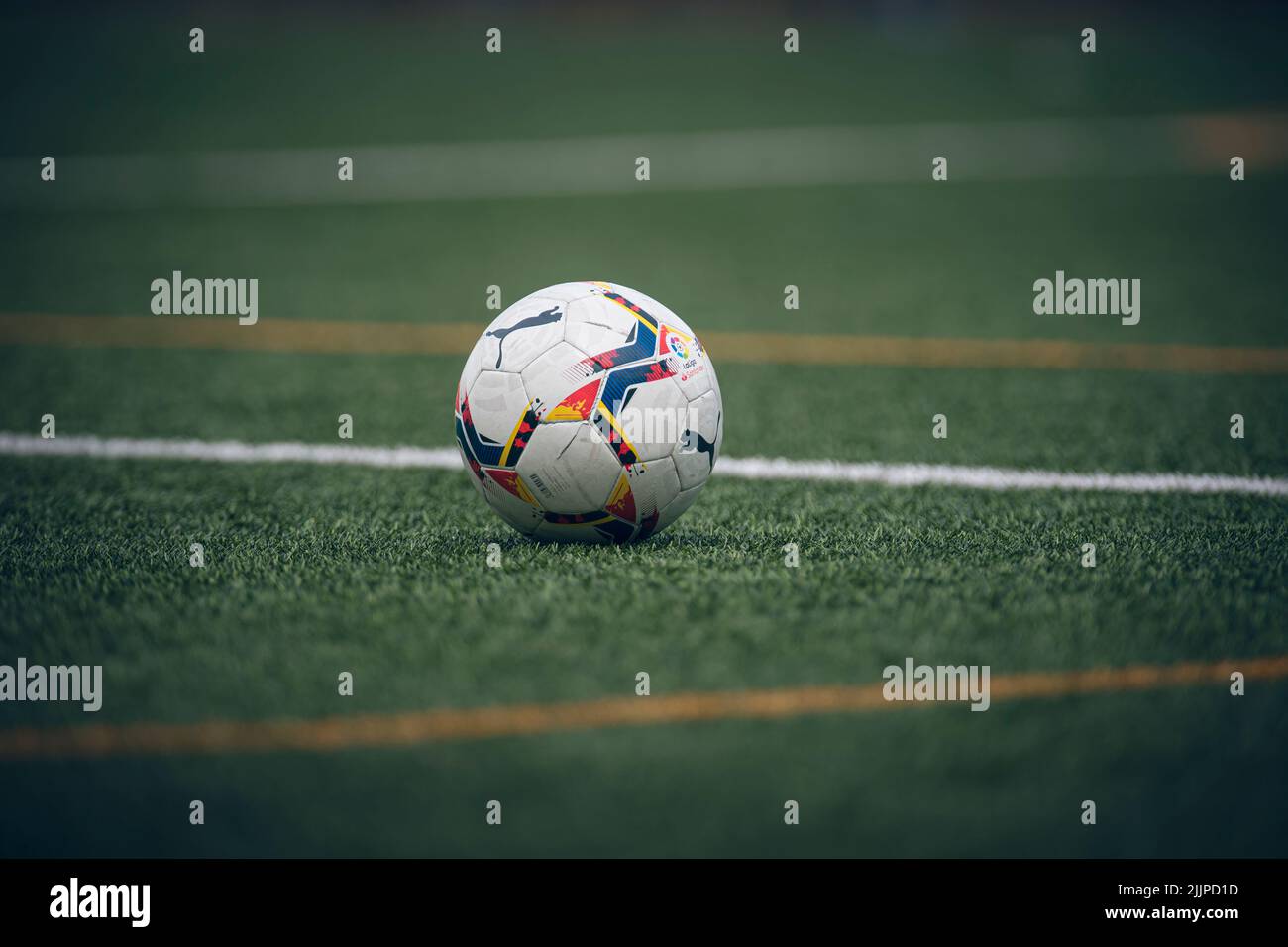 Balones de futbol balones de futbol balones de futbol Banque de ...