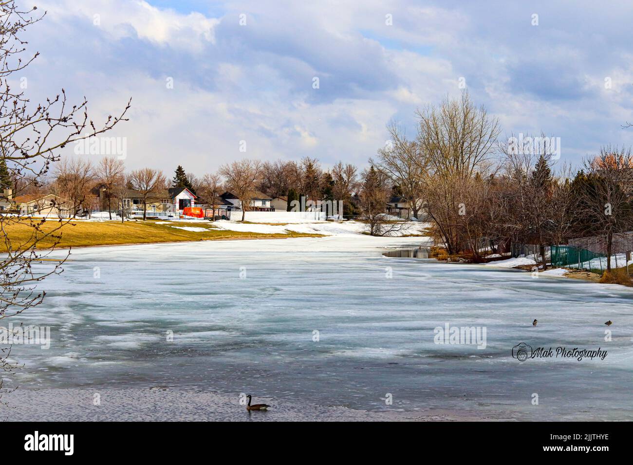 Lac de winnipeg en hiver Banque de photographies et d’images à haute ...