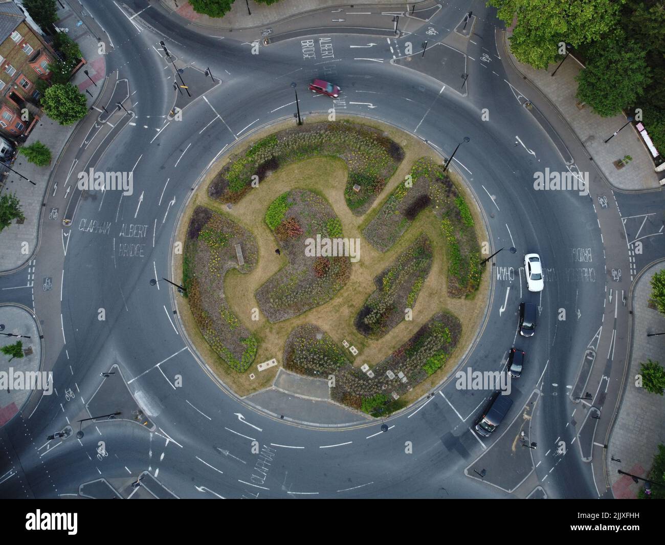 Rond point avec des véhicules Banque de photographies et d’images à ...