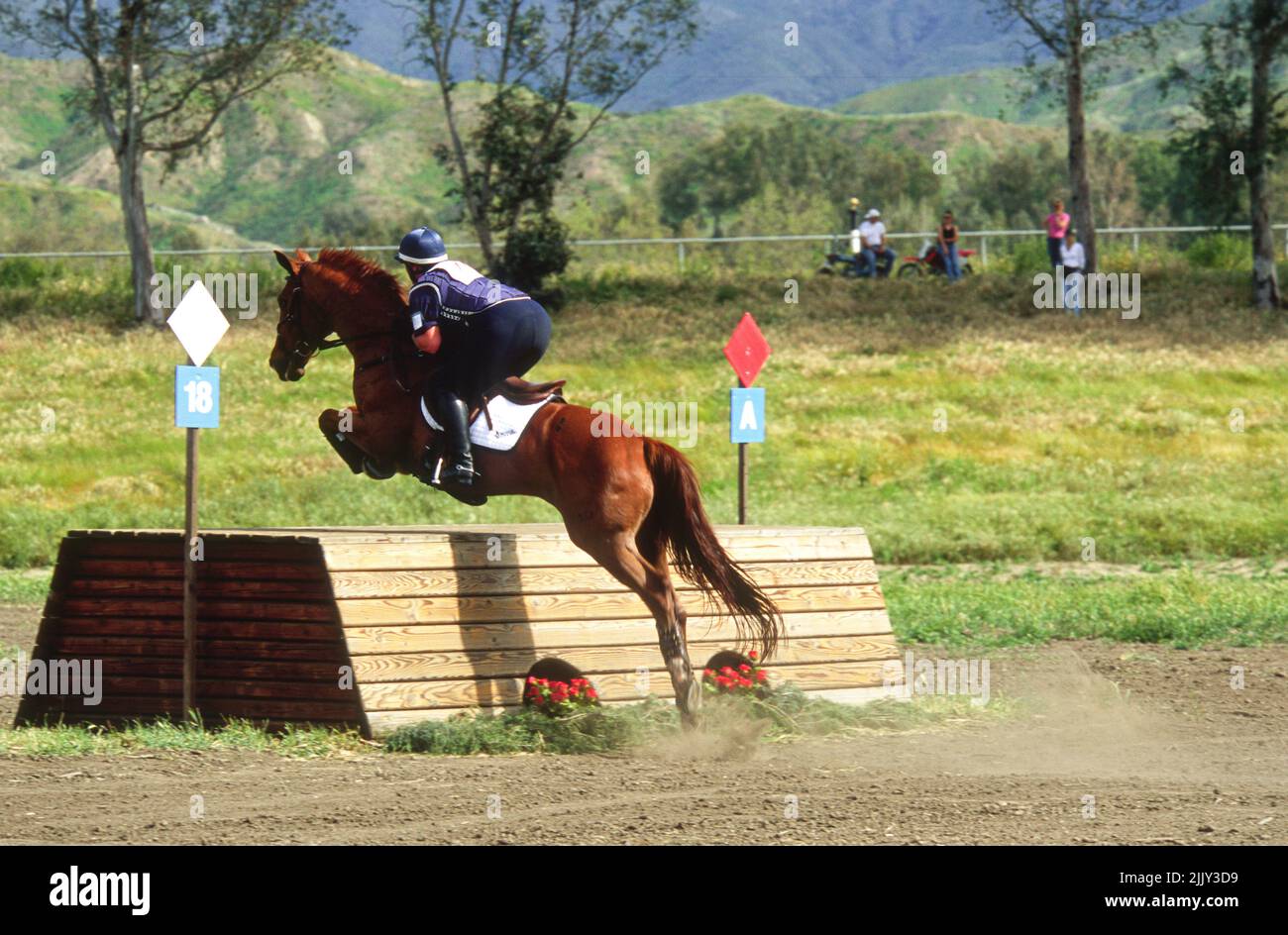 Cheval saut obstacle Banque de photographies et d’images à haute ...