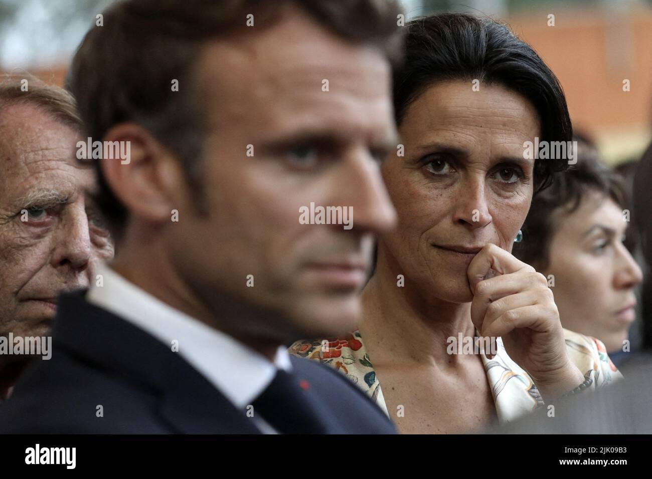 Amelie oudea castera macron Banque de photographies et d’images à haute ...