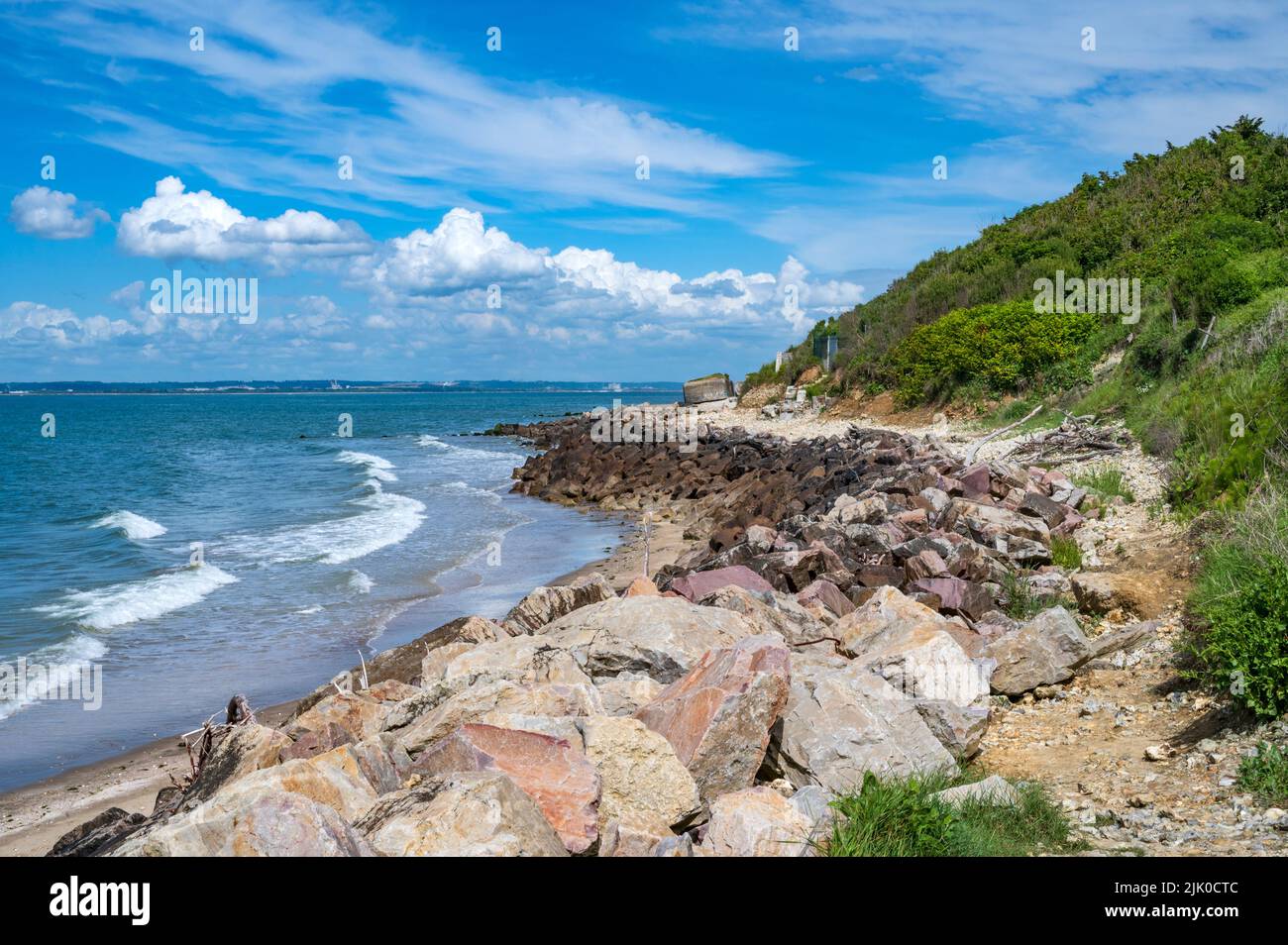 La plage de villerville Banque de photographies et d’images à haute ...