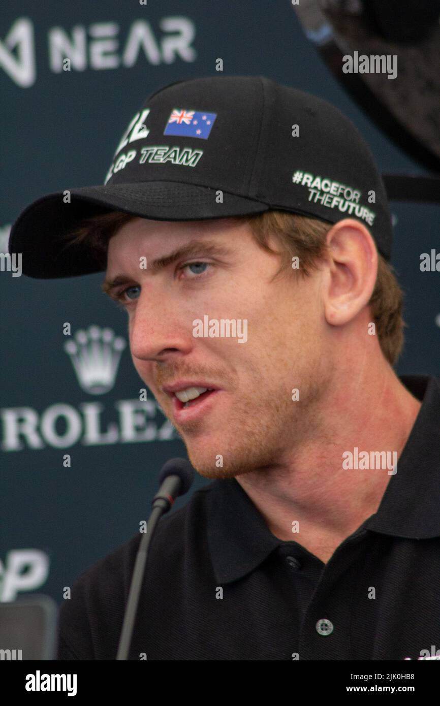 SailGP, Plymouth, Royaume-Uni. 29th juillet 2022. Peter Curling, pilote ...