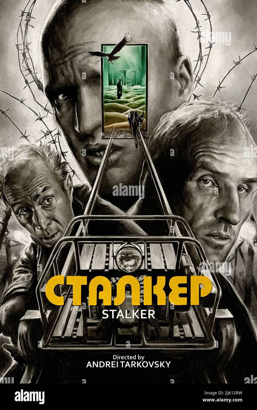 Stalker - film Poster (russe: Ста́лкер, 1979 film d'art de science ...