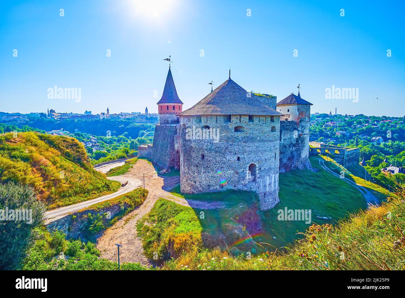 Château de kamianets podilskyi Banque de photographies et d’images à ...