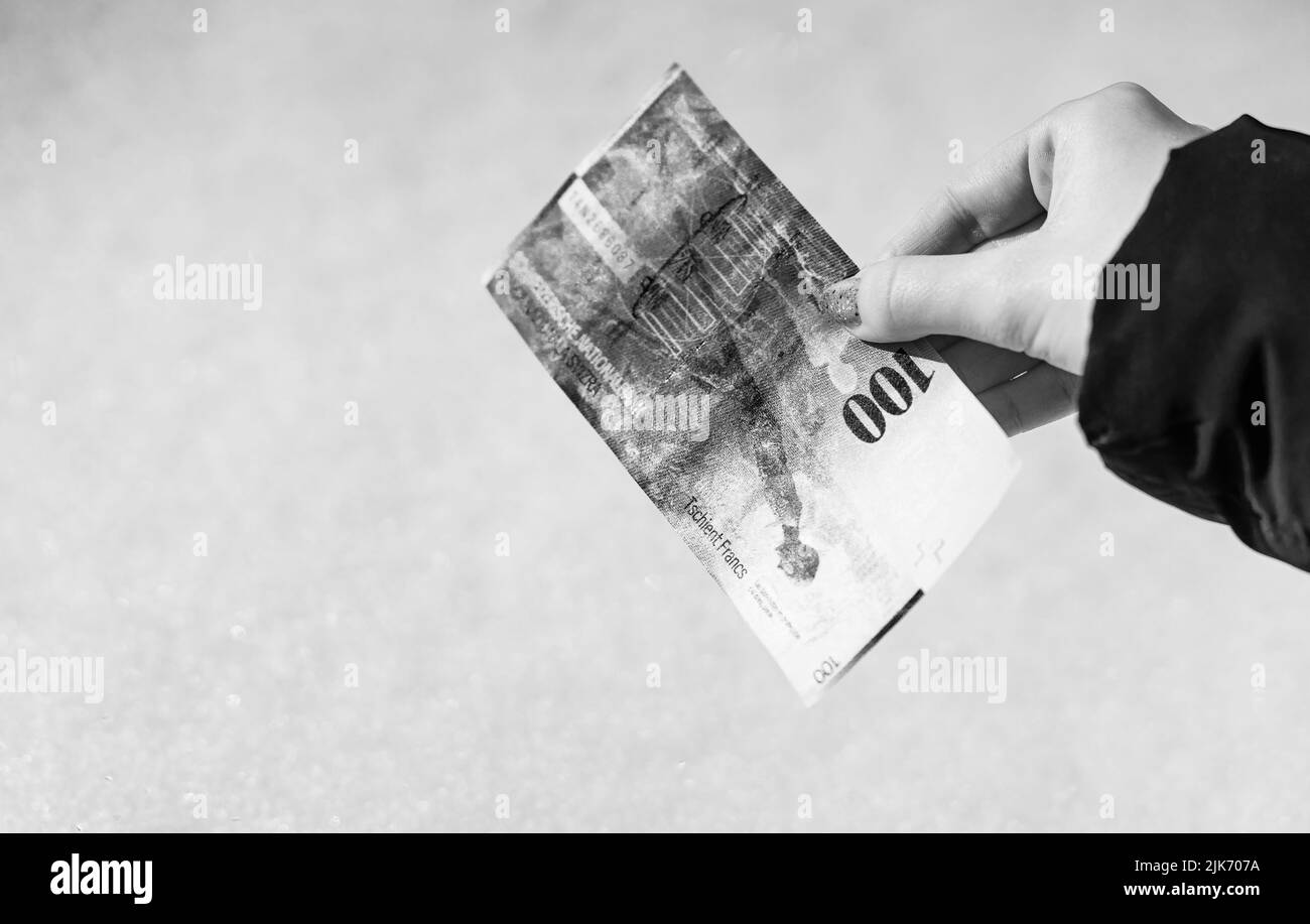 200 suisses Banque d'images noir et blanc - Alamy