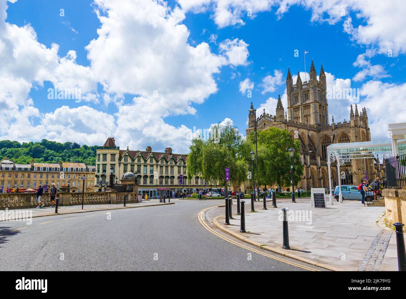 Vue sur la rue de Stal - rue commerciale de Bath - la plus grande ville ...