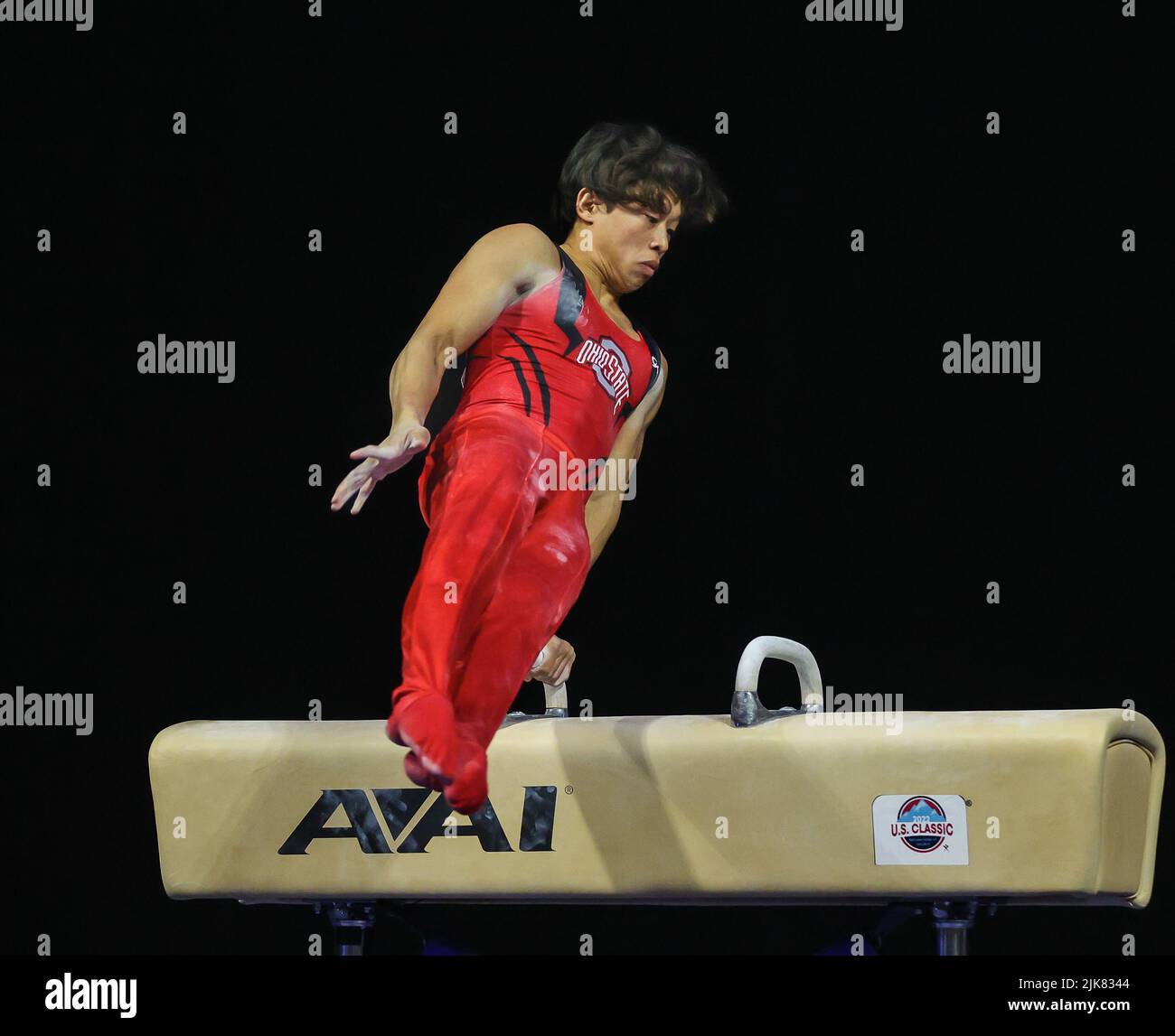 31 juillet 2022: Justin Ah Chow, de l'État de l'Ohio, concurrence sur ...