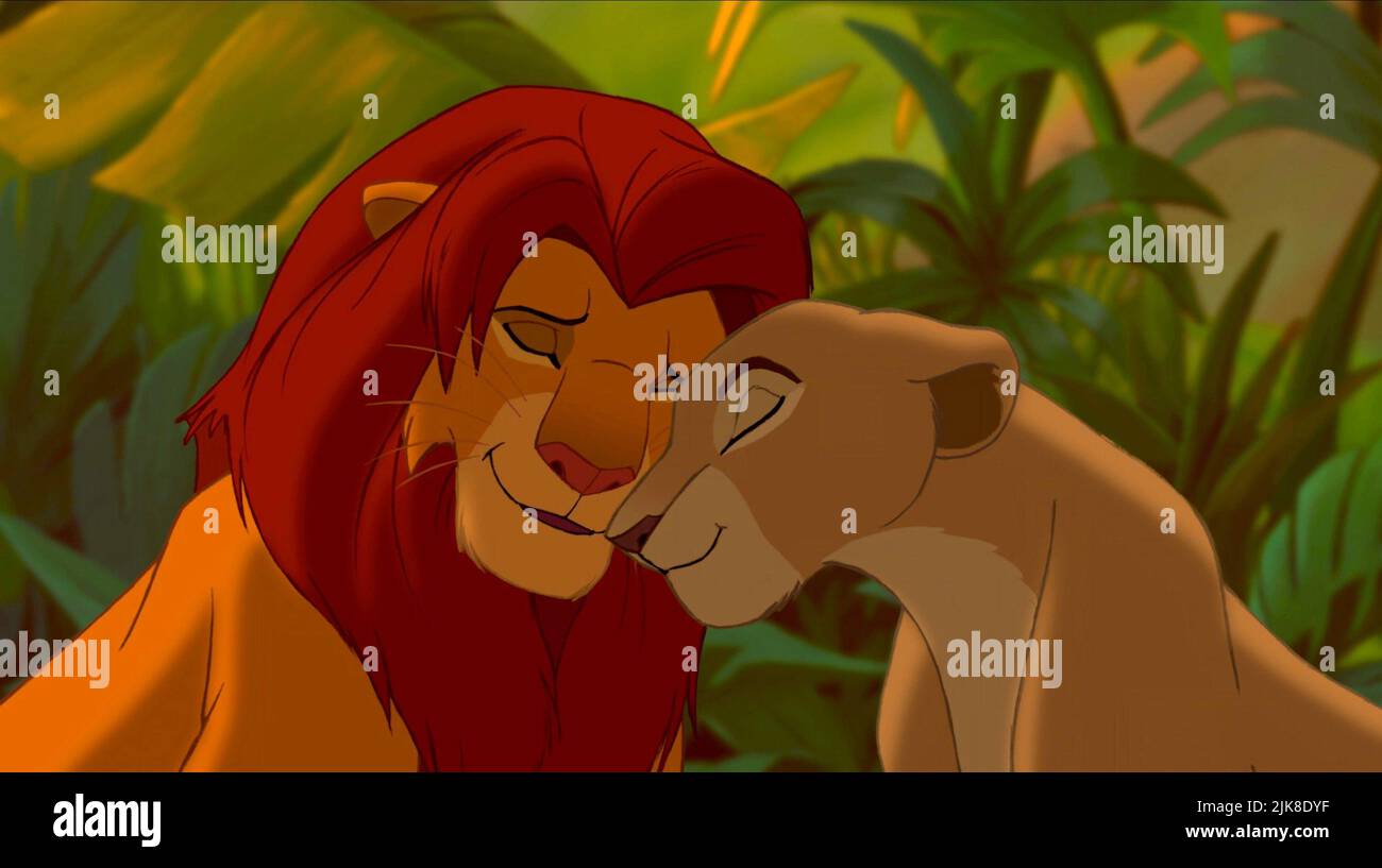 Le roi lion simba nala Banque de photographies et d’images à haute ...
