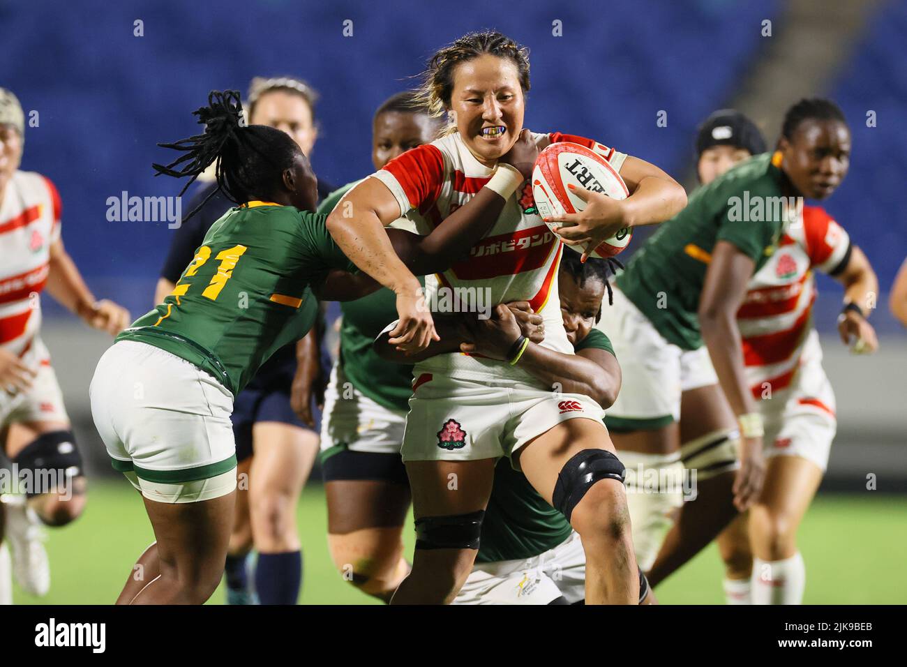 Stade de rugby Kumagaya, Saitama, Japon. 30th juillet 2022. Seina Saito ...