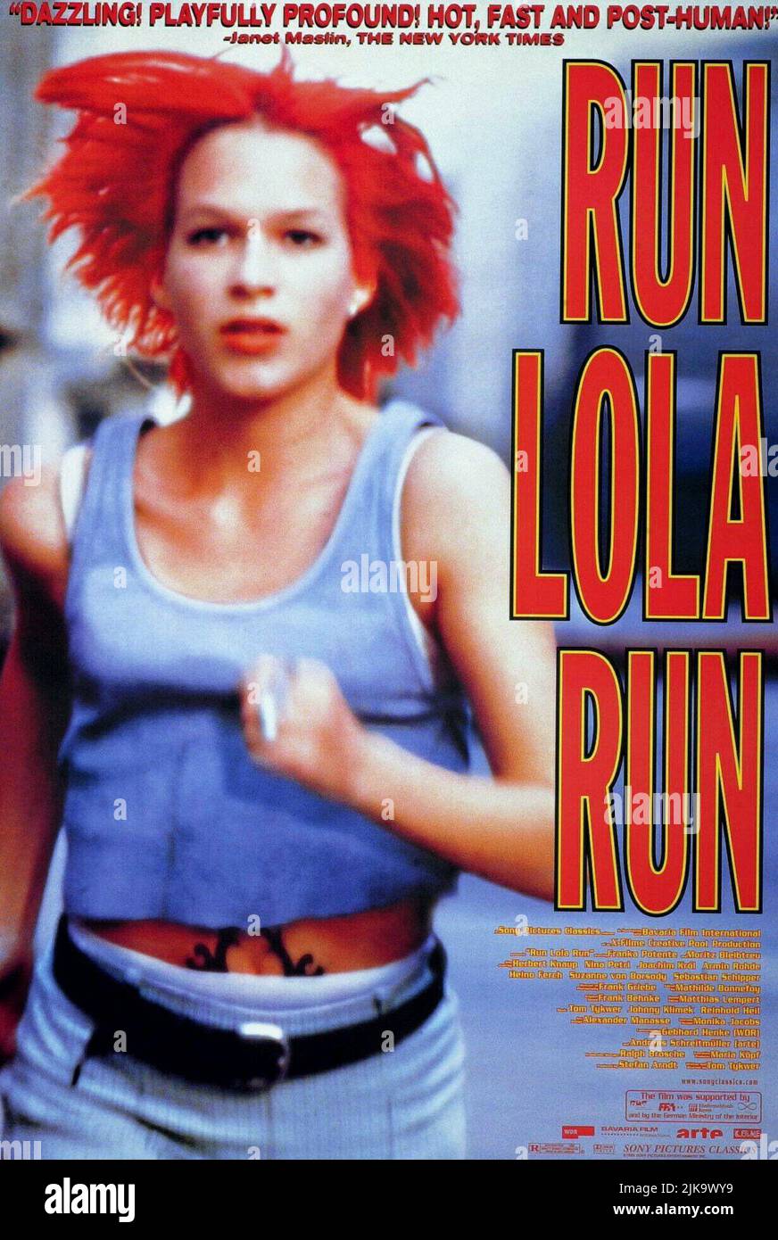 Movie Poster Run Lola Run Banque De Photographies Et Dimages à Haute