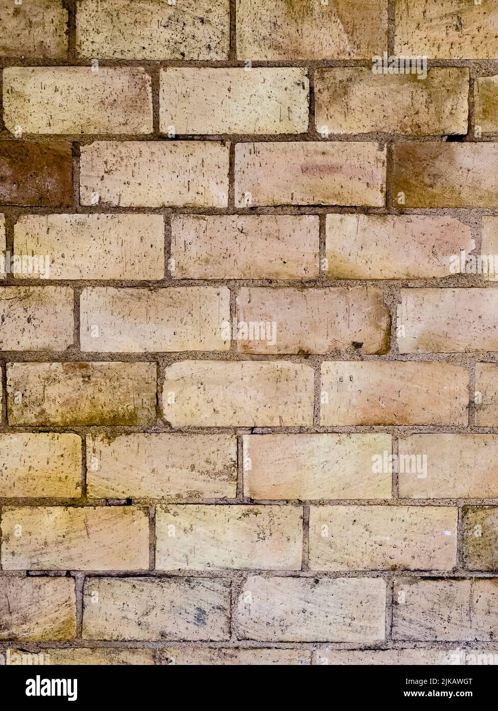 Vieux mur de brique beige Banque de photographies et d’images à haute ...