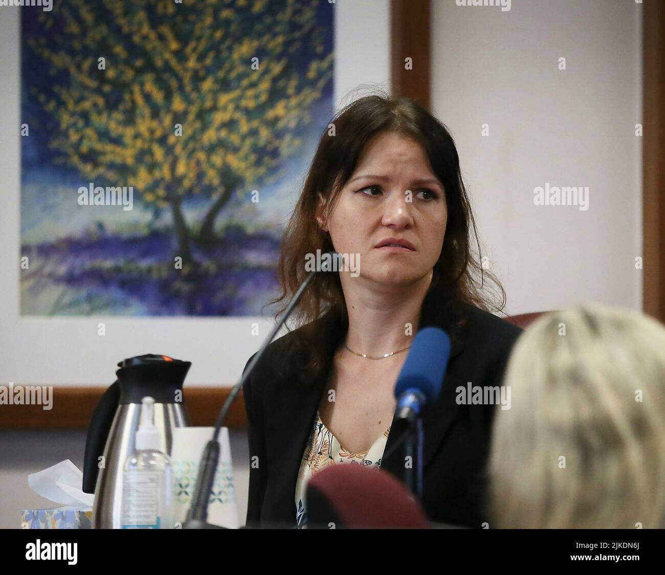 DARIA KARPOVA, producteur d'Infowars, témoigne devant le tribunal lors ...