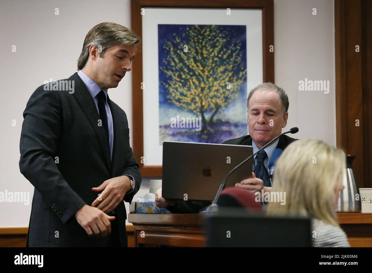 Austin, TEXAS, États-Unis. 1st août 2022. ANDINO REYNAL, avocate d'Alex ...