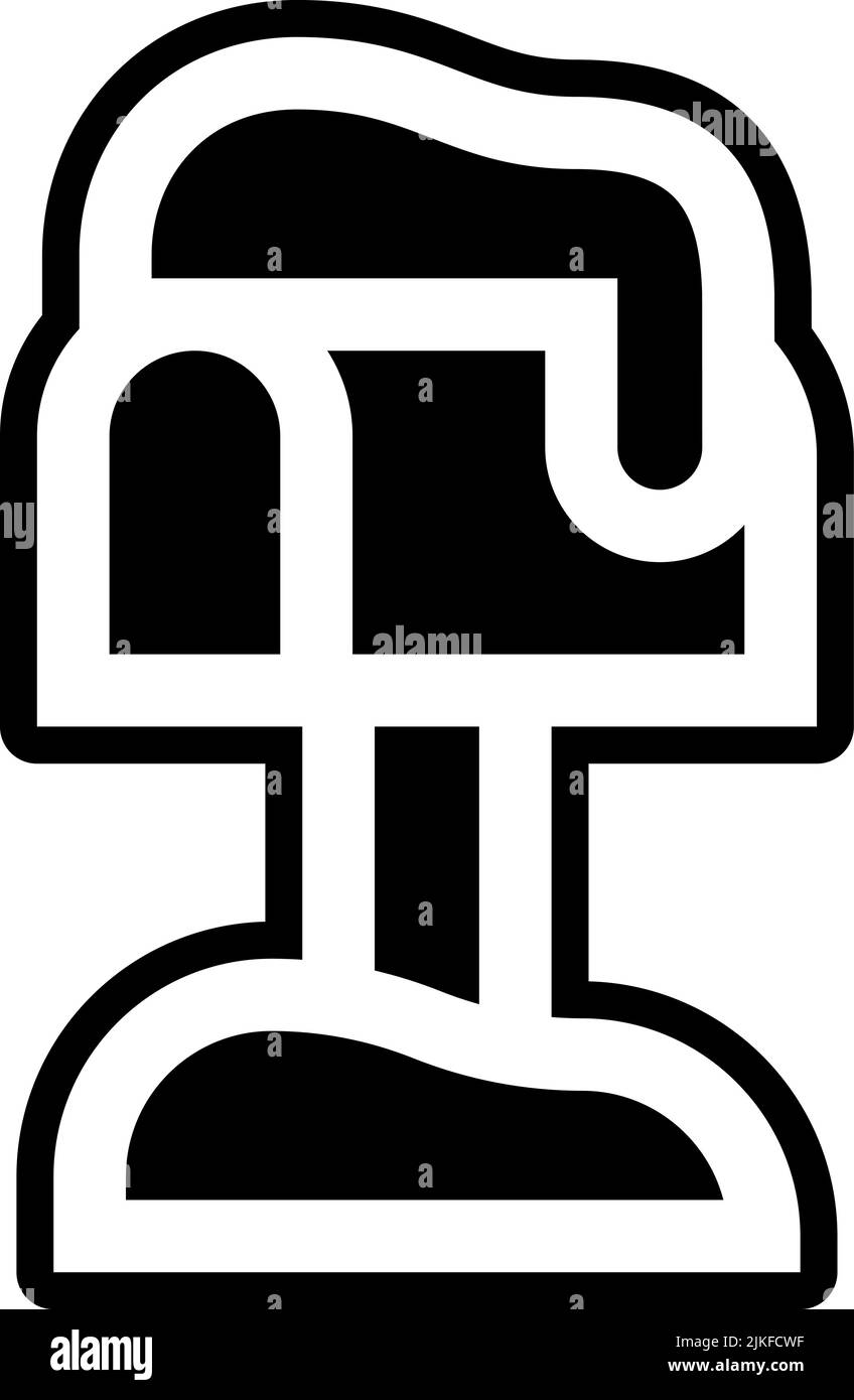Icône de boîte postale Banque d'images noir et blanc - Alamy