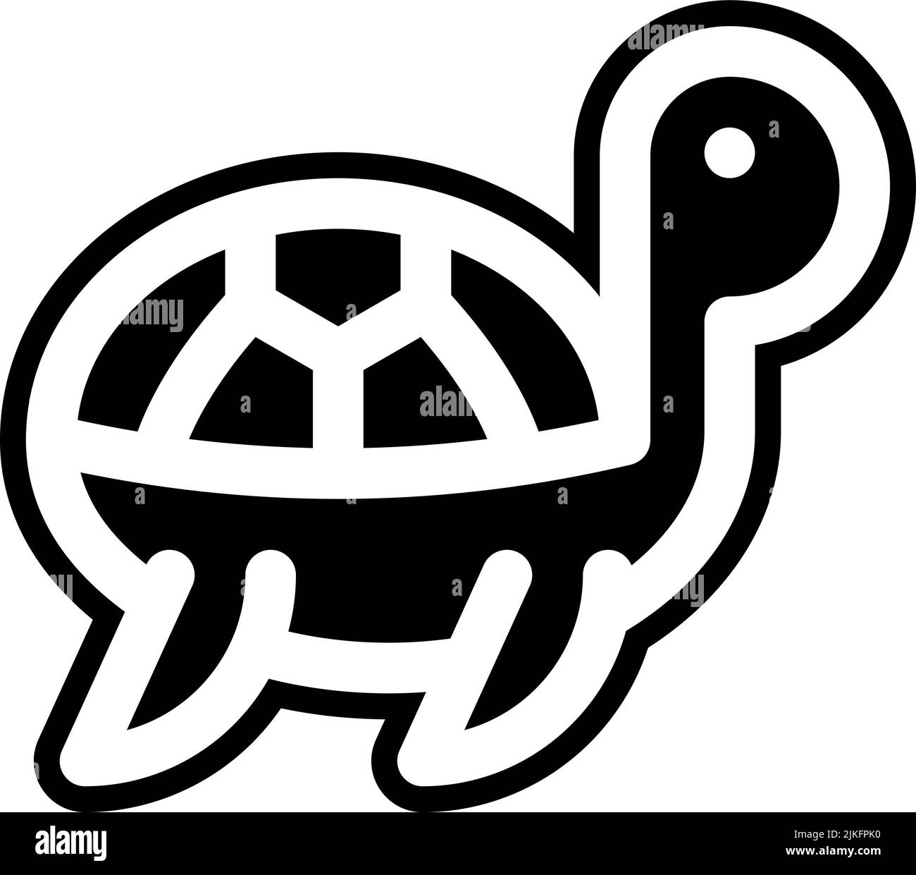 Logo de tortue noir et blanc Banque d'images noir et blanc - Alamy