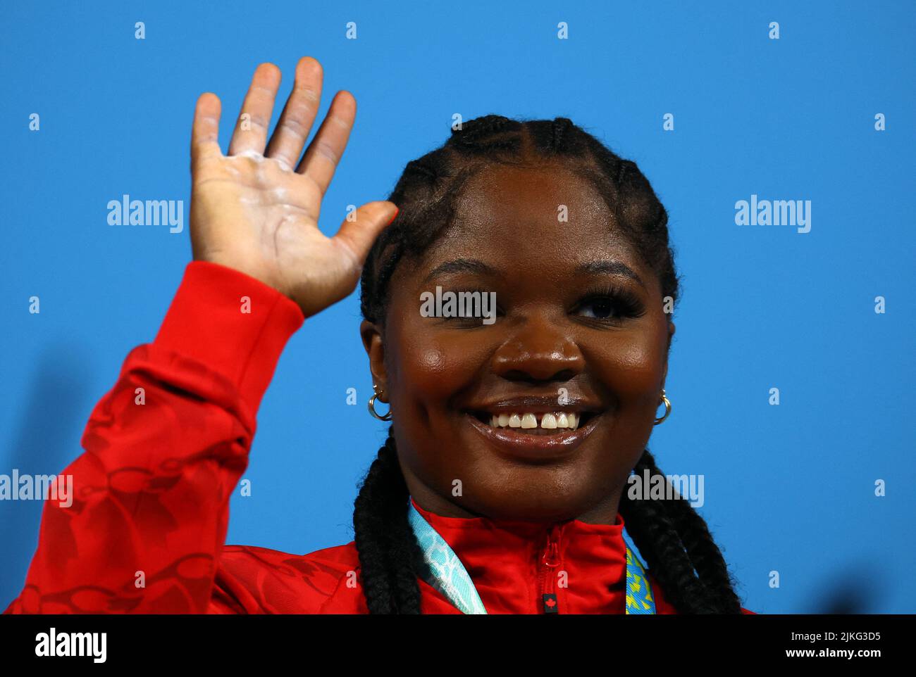 Jeux du Commonwealth - haltérophilie - femmes 76kg - cérémonie de ...