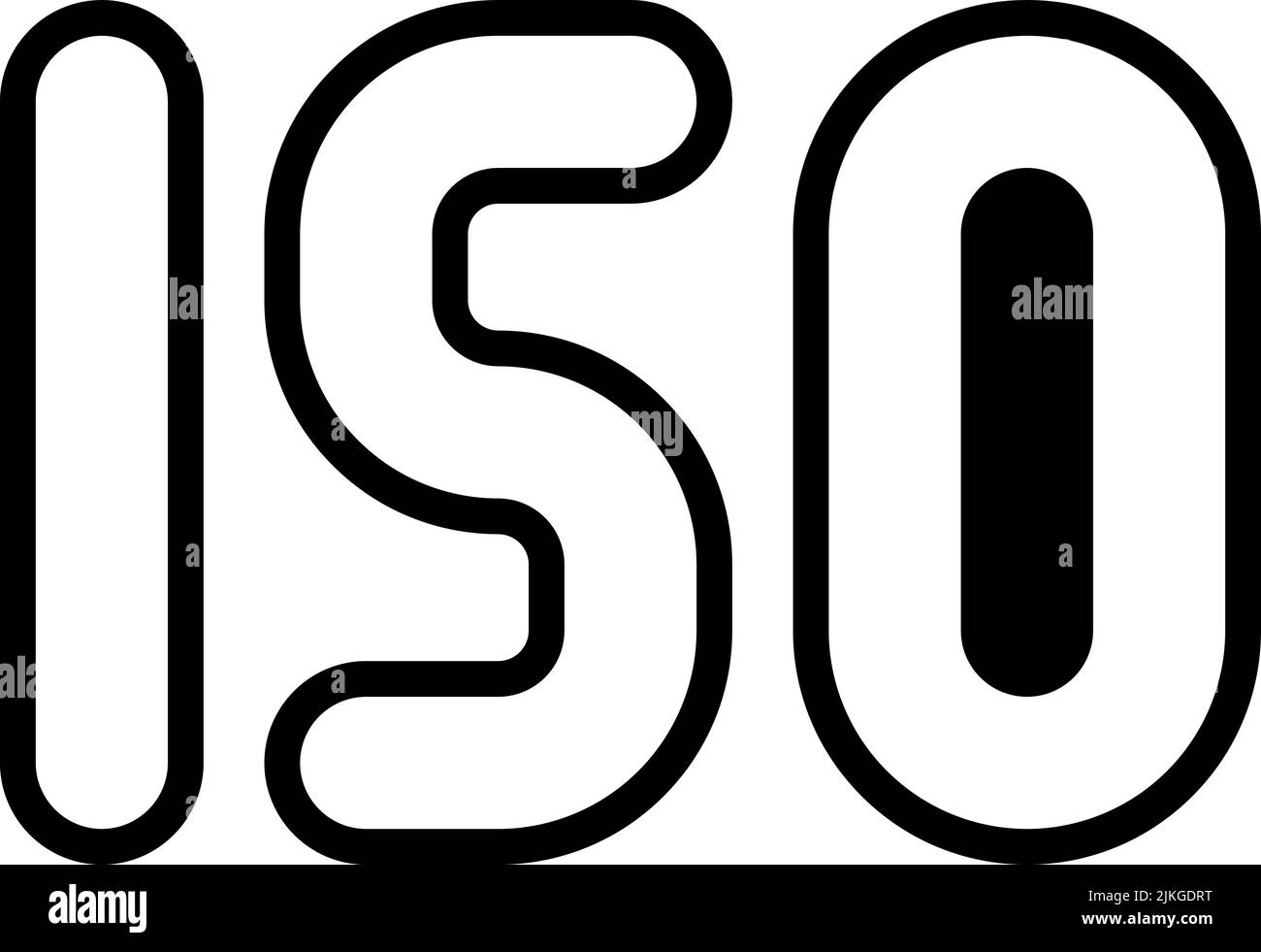 Standard of quality icon vector vectors Banque d'images noir et blanc ...